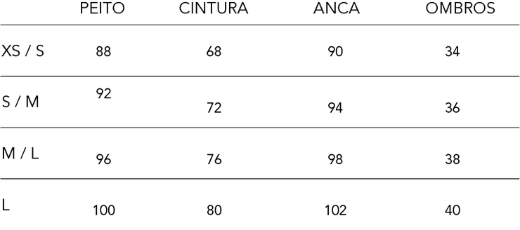 Size Fit Guide – SIENNA - Designed in Lisbon